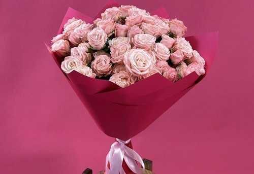 Кустовые пионовидные розы (Мадам Бомбастик) 13 шт