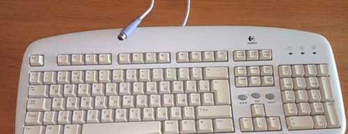 Клавиатура PS/2 logitech