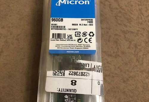 Ssd m2 nvme 1tb Micron (960gb)