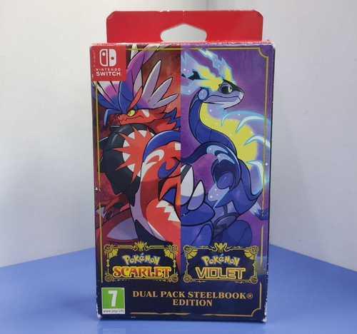 Pokemon Skarlet & Violet SteelBook Edition(NS) Б/У