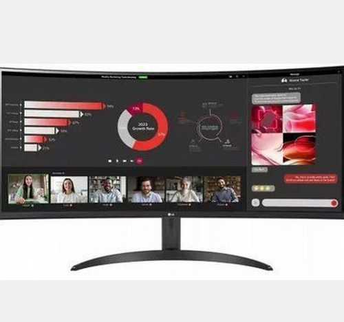 Монитор 34" LG UltraWide 34WR50QK-B, 3440x14