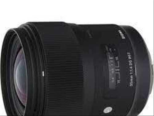 Sigma AF 35mm f/1.4 DG HSM (Новый) Canon