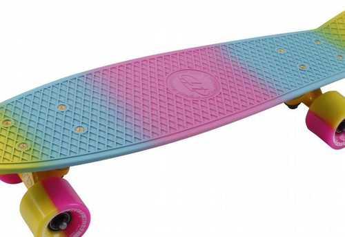 Скейт-Пениборд тt Muiticolor 22, pink/yellow