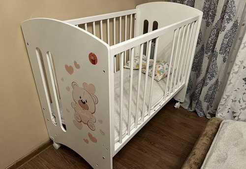 Детская кровать с рождения до 3 лет
