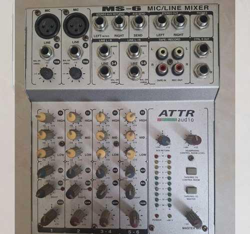 Микшерный пульт Attr ms-6