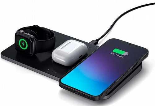 Satechi Trio Wireless Charging Pad Зарядка