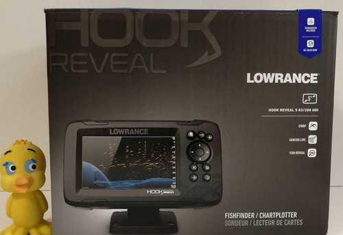 Картплоттер lowrance hook reveal 5 HDI 83/200