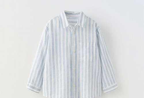 Рубашка zara для мальчика 110