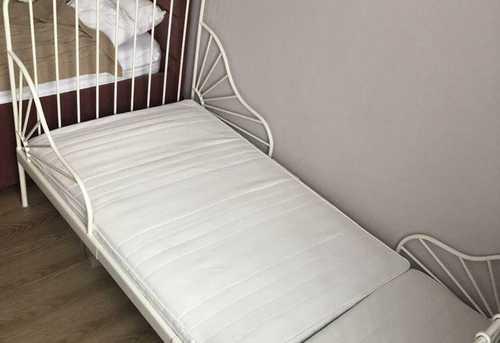 Кровать раздвижная детская IKEA миннен икеа
