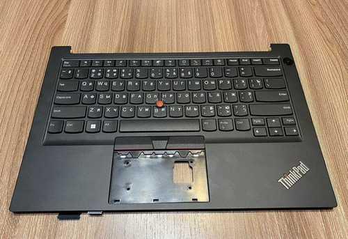 Клавиатура Lenovo thinkpad E14 gen 2 топ панель