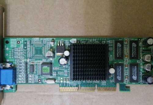 Видеокарта nvidia N8852 AGP VGA 32Mb MX400D-64