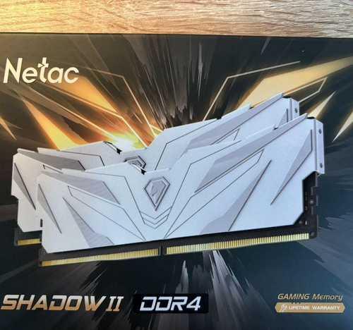 Новая DDR4 Netac Shadow II 32Gb (16Gbx2)