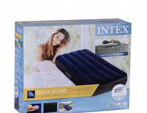 Кровать матрас надувная intex