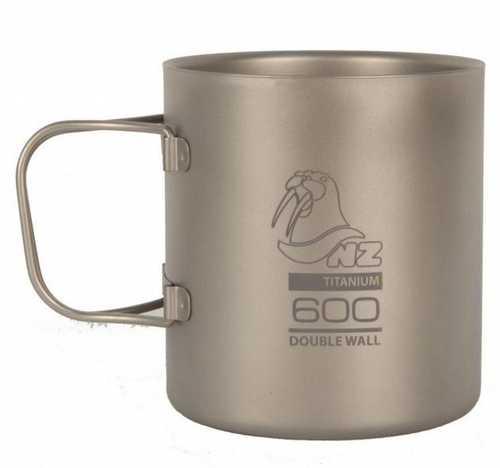 Титановая термокружка NZ Ti Double Wall Mug 600