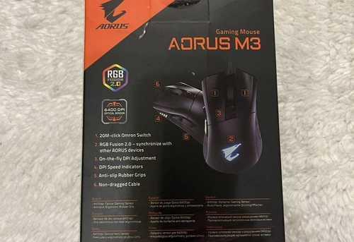 Мышь для компьютера Gigabyte Aorus M3 черная