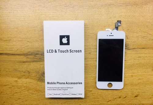 Дисплей на iPhone 5s/SE сборе белый/черный