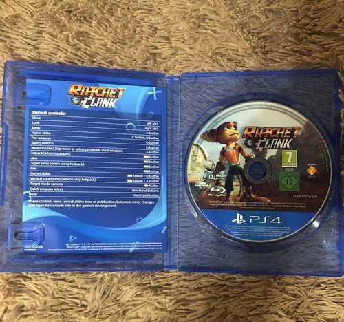 Диски на ps4 игра Ratchet clank