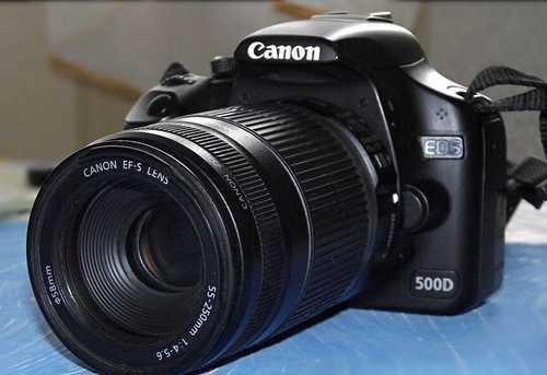 Фотоаппарат зеркальный Canon 500d