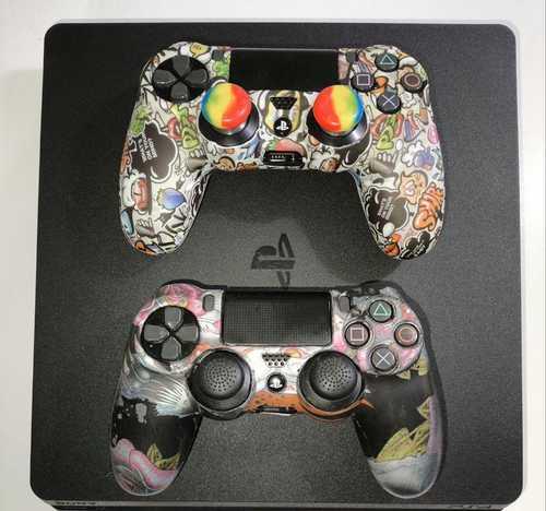 Sony Playstation 4 slim 1tb с играми