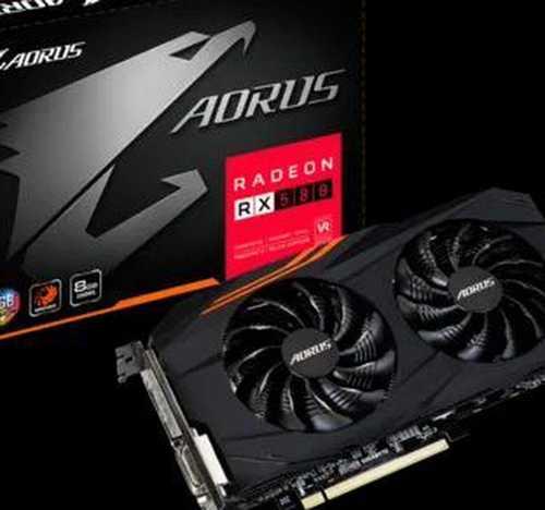 Видеокарта rx580 8gb aorus