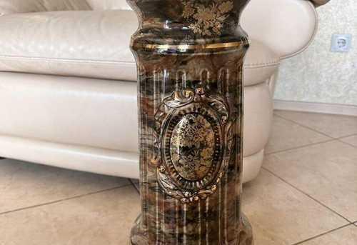 Керамическая колонна под вазу или горшок с цветами