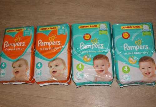 Подгузники Pampers active baby-dry №4 9-14 кг