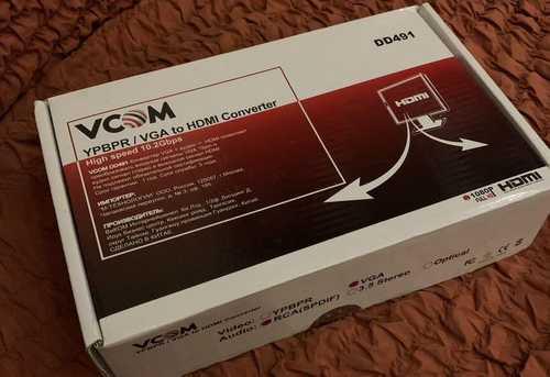 Конвертер vcom vga to hdmi high speed 10.2 Gbps