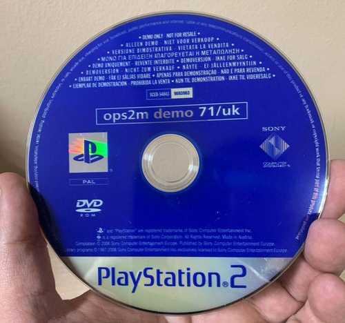 Ops2m demo disk 71/uk ps2