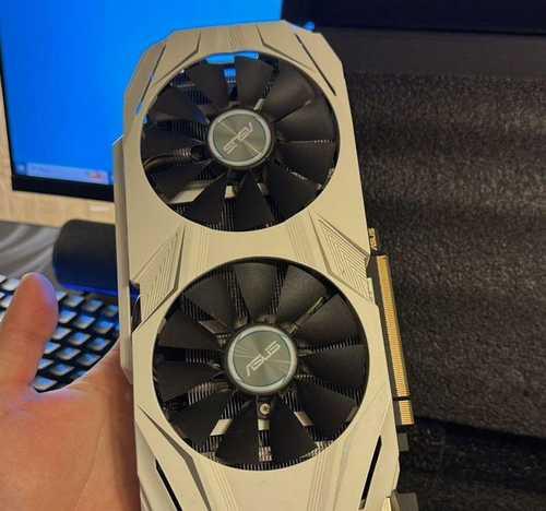 Видеокарта asus GeForce GTX 1060 dual OC