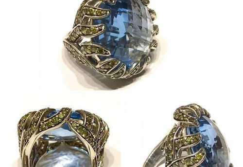 Кольцо 17 размер серебро цирконы Thomas Sabo