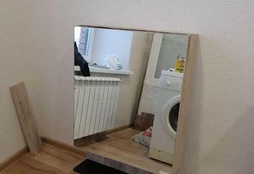 Шкаф с зеркалом для ванной