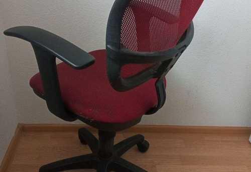 Офисное кресло Сетка (красная)