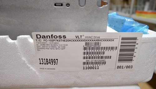 Преобразователь частоты danfoss 7,5 кВт