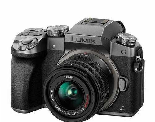 Фотоаппарат Panasonic Lumix DMC-G7 kit 14-42mm сер