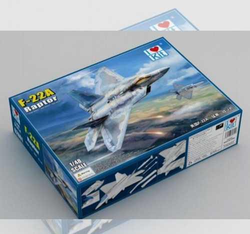 Модель самолета F-22A Raptor в 1:48