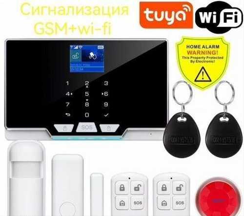 Gsm wifi сигнализация приложение Tuya