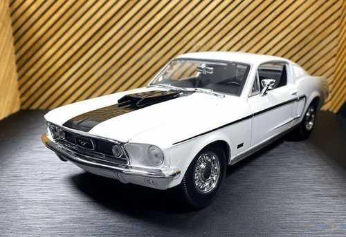 Ford Mustang GT 1968 Maisto Масштаб 1/18