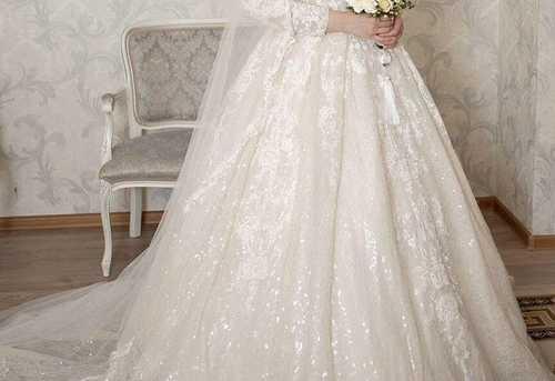 Свадебное платье 46 (M)