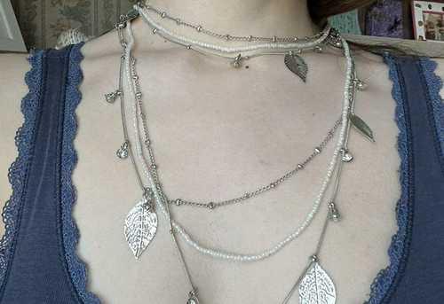 Ожерелье женское бижутерия