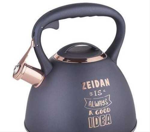 Чайник zeidan 3,0л Z-4420 синий с логотипом