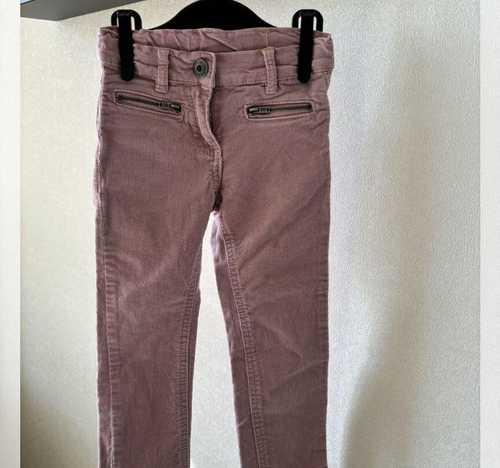 Вельветовые брюки для девочки 98