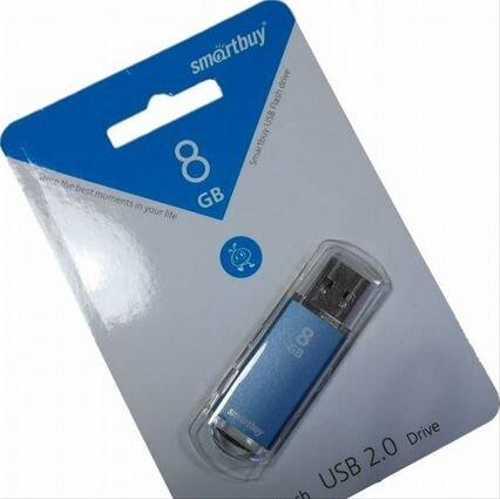 USB флешка 8GB SmartBuy V-Cut Blue