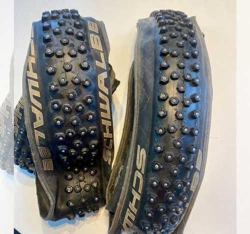 Велопокрышки зимние шипованные 26x2,1 Schwalbe Ice