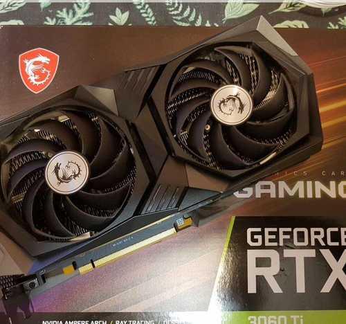 Видеокарта MSI RTX 3060 Ti Gaming X 8 гб gddr6 Ray