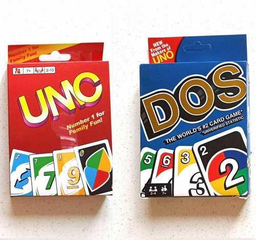 Новая настольная игра UNO и UNO DOS