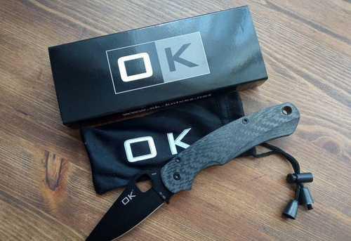 Нож O.K. OK-81 Black Carbon M390