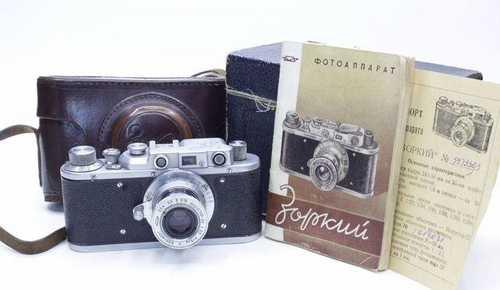 Фотоаппарат Зоркий (1955 г.в.) коробочный комплект
