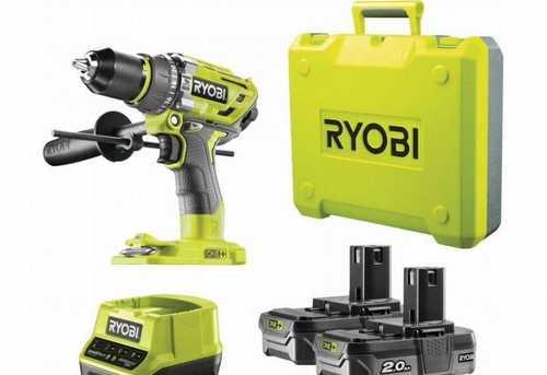 Бесщеточная ударная дрель-шуруповерт Ryobi ONE+ R1