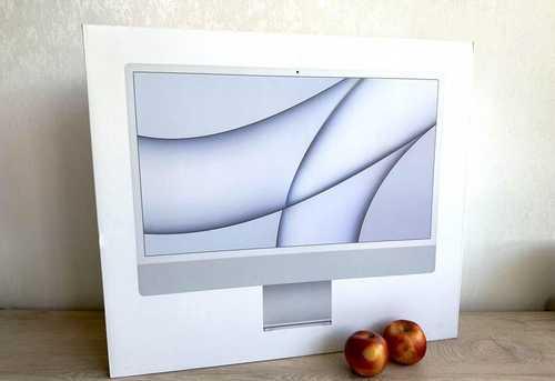 Новый iMac 24" 2021 4.5k M1 8Gb SSD 256Gb RU SLV