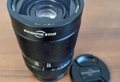 Объектив brightin star 60mm 2.8 em-m